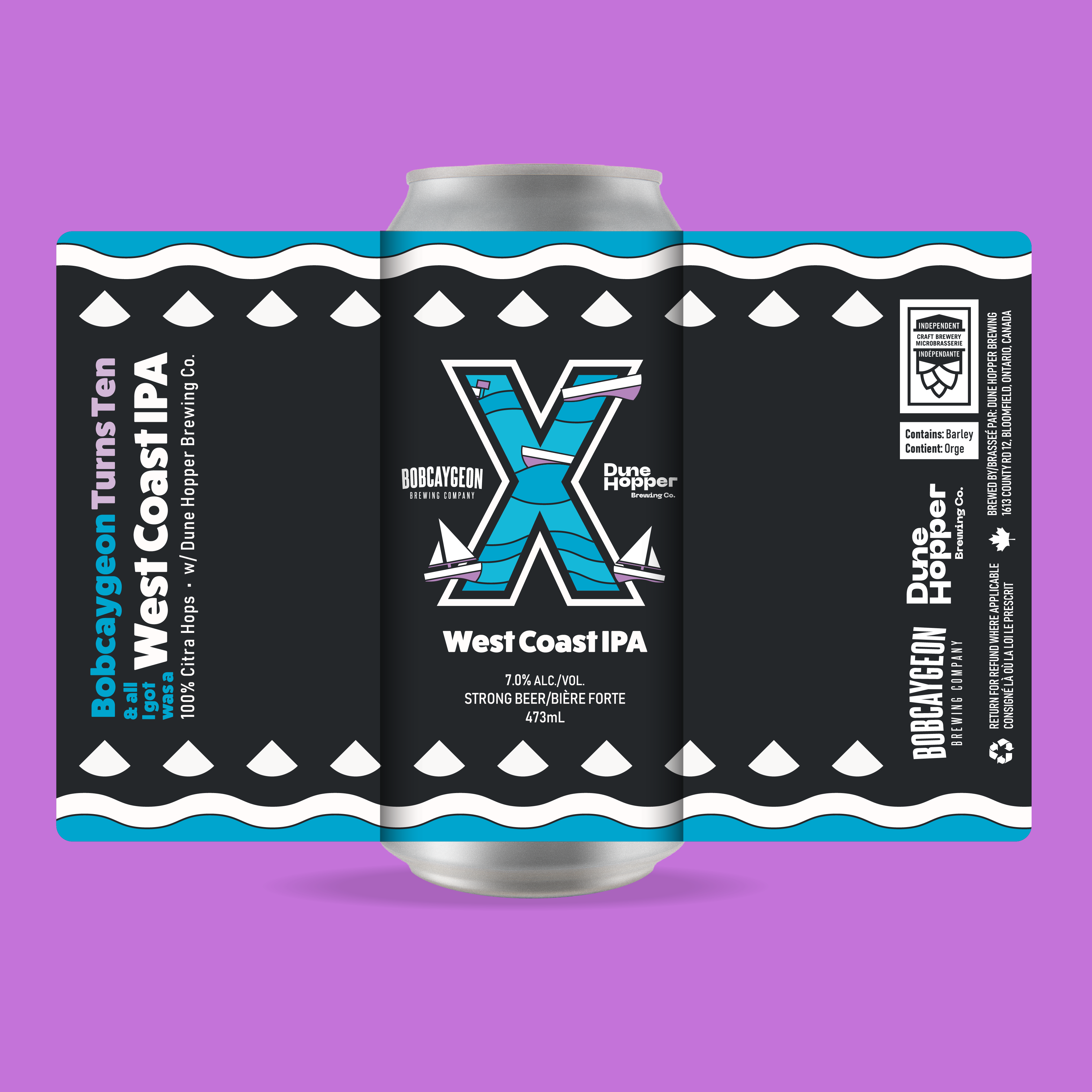 X - West Coast IPA – Dune Hopper Brewing